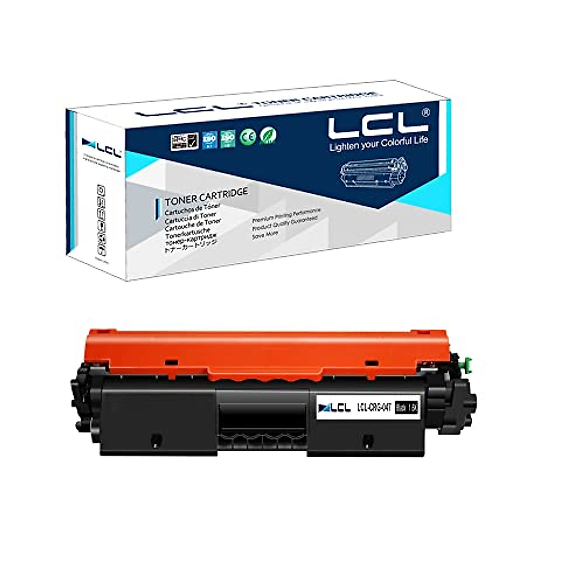 LCL Compatible Toner Cartridge Replacement for Canon 047 CRG047 CRG-047 2164C001 imageCLASS LBP113w LBP112 MF112 MF113w i-SENSYS LBP113w LBP112 MF112 MF113w (1-Pack Black)
