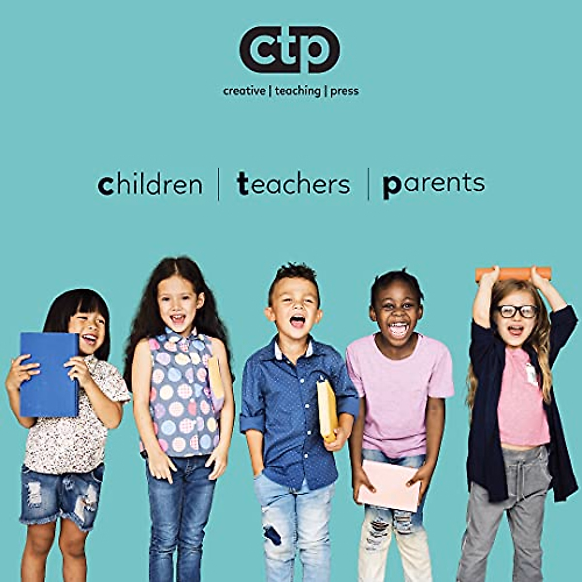 CTP Woodland Friends Book Buddy Bag, Clear 10.5” x 12.5” Storage Bags (Creative Teaching Press 8537)