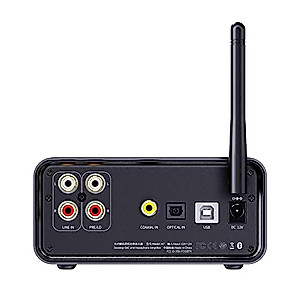 FiiO K7BT Balanced HiFi DAC Bluetooth Headphone Amplifier AK4493S*2, XMOS XU208 PCM384kHz DSD256,USB/Optical/Coaxial/RCA Inputs, 6.35mm/4.4mm Output(US Plug)