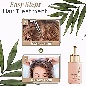 CPO Fᴏlliᴄle Nᴏᴜrishing HairGrᴏᴡth Serᴜm, Biotin Hair Growth Serum, Hair Growth Oil, Hair Regrowth Essence for Women Men, Natural Hair Growth Serᴜm for Hair Loss and Dry Damaged