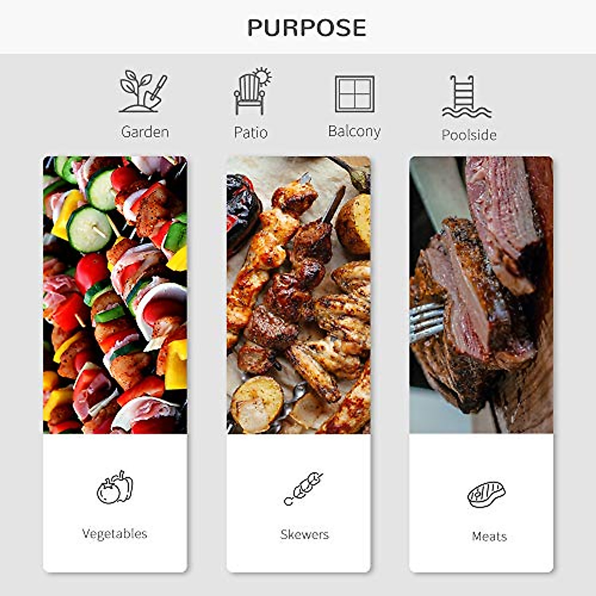 Outsunny 14'' Iron Tabletop Charcoal Grill with Portable Anti-Scalding Handle Design, Folding Legs for Outdoor BBQ for Poolside, Backyard, Garden