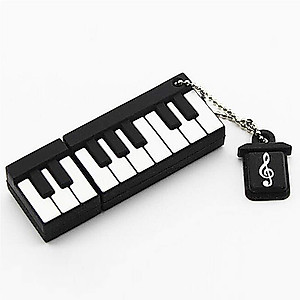 Flash Drive,USB Flash Drives,32G USB 2.0 Cute Cartoon Piano Shape USB Drive,Thumb Drive,Gift for School Students Kids Children Teacher Colleague Employees,for Date Storage,File Sharing