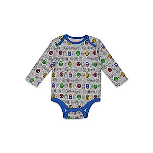 Marvel Baby Boys 5 Pack Bodysuits Hulk Spiderman Iron Man Captain America 3-6 Months
