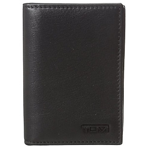TUMI - Delta Gusseted Card Case Wallet with RFID ID Lock for Men - Black