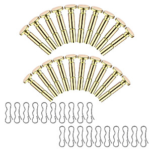 Huthbrother 20 pcs 738-04124A Shear Pins + 20 pcs 714-04040 Cotter Pins Kit, Compatible with MTD Craftsman Cub Cadet Troy Bilt SnowBlowers 738-04124 738-05273, Replacement 0.25" x 1.5" (20 Pack)