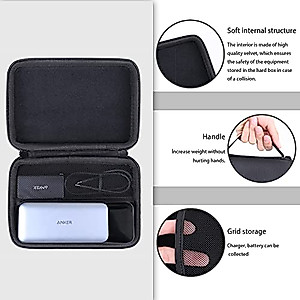 khanka Hard Travel Case Replacement for Anker 737 Power Bank (PowerCore 24K), 24,000mAh 3-Port Portable Charger, Case Only