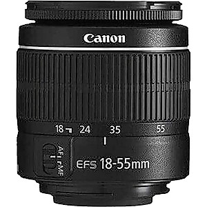 Canon EOS Rebel T100 DSLR Camera w EF-S 18-55mm f/3.5-5.6 III Lens + 2X 64GB Memory + Case + Filters + Tripod + More (35pc Bundle)