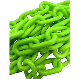 Mandarin Bird Toys by M&M 2001 5ft Medium Green Plastic Bird Toy Chain - A Long Length of Brightly Colored Plastic Pet Thrilling Chain, Lots of uses, Great for Med Sized Pets Conure Cockatiel Lovebird