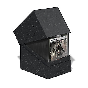 Ultimate Guard RTE Boulder 133+, Deck Case for 133 Double-Sleeved TCG Cards, Black, 87% Renewable, Made in Germany, Secure & Durable Storage
