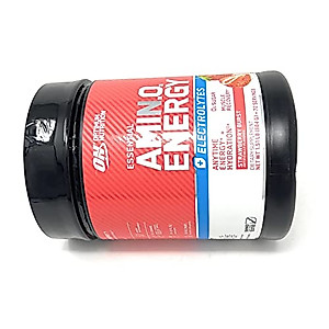 Optimum Nutrition Essential Amino Energy + Electrolytes, Strawberry Burst, 72 Servings