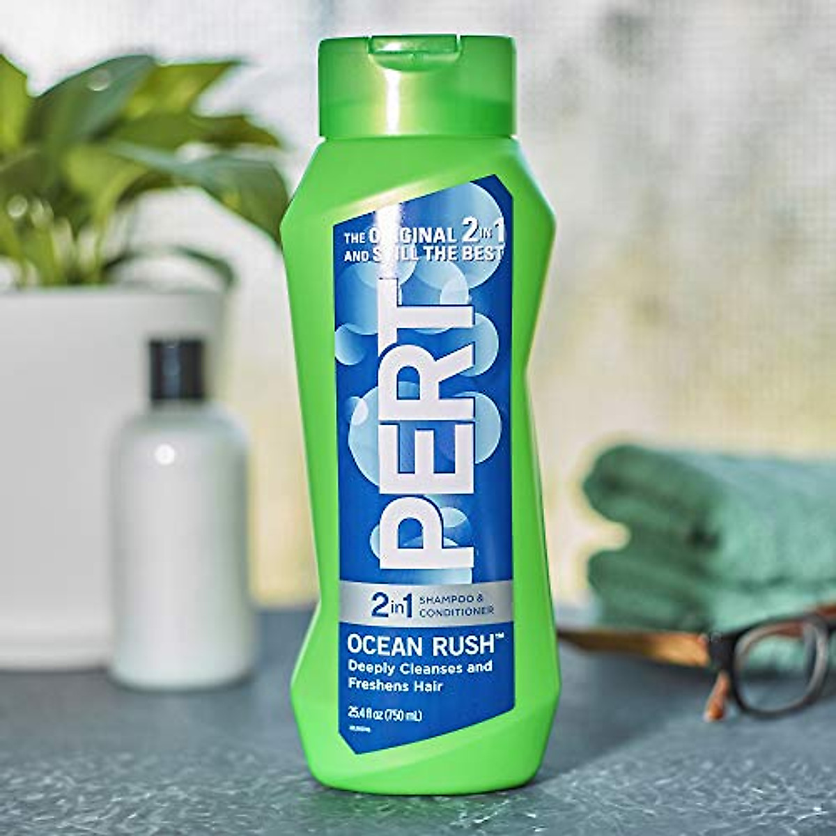 PERT 2-in-1 Ocean Rush Shampoo and Conditioner 25.4oz (4 PACK)