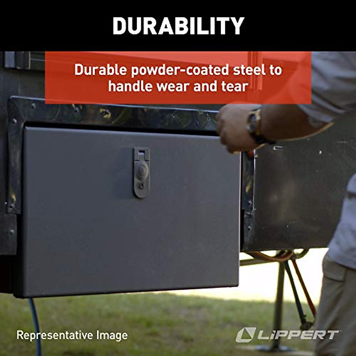 Lippert Components - 664640 SolidStep Storage Box