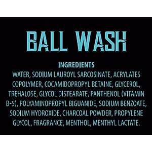 Viking Revolution Mens Balls Wash for Men (10 oz) - Ballwash for Men with Charcoal Mens Intimate Wash Men Genital Wash with Menthol, Vitamin B5 and Activated Charcoal