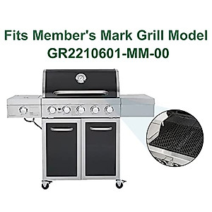 Blackhoso Grill Replacement Parts for Members Mark Gr2210601-mm-00, Cast Iron Grates Cooking Grid Parts for Members Mark Grill -3 Pack