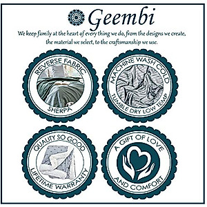 GEEMBI LGBT Sofa Blanket TH673, Adult Sherpa Fleece Throw Blankets Bedding Blanket Reversible -Decorative Blanketed - Artwork Sherpa Blanket - Best Gift 2019