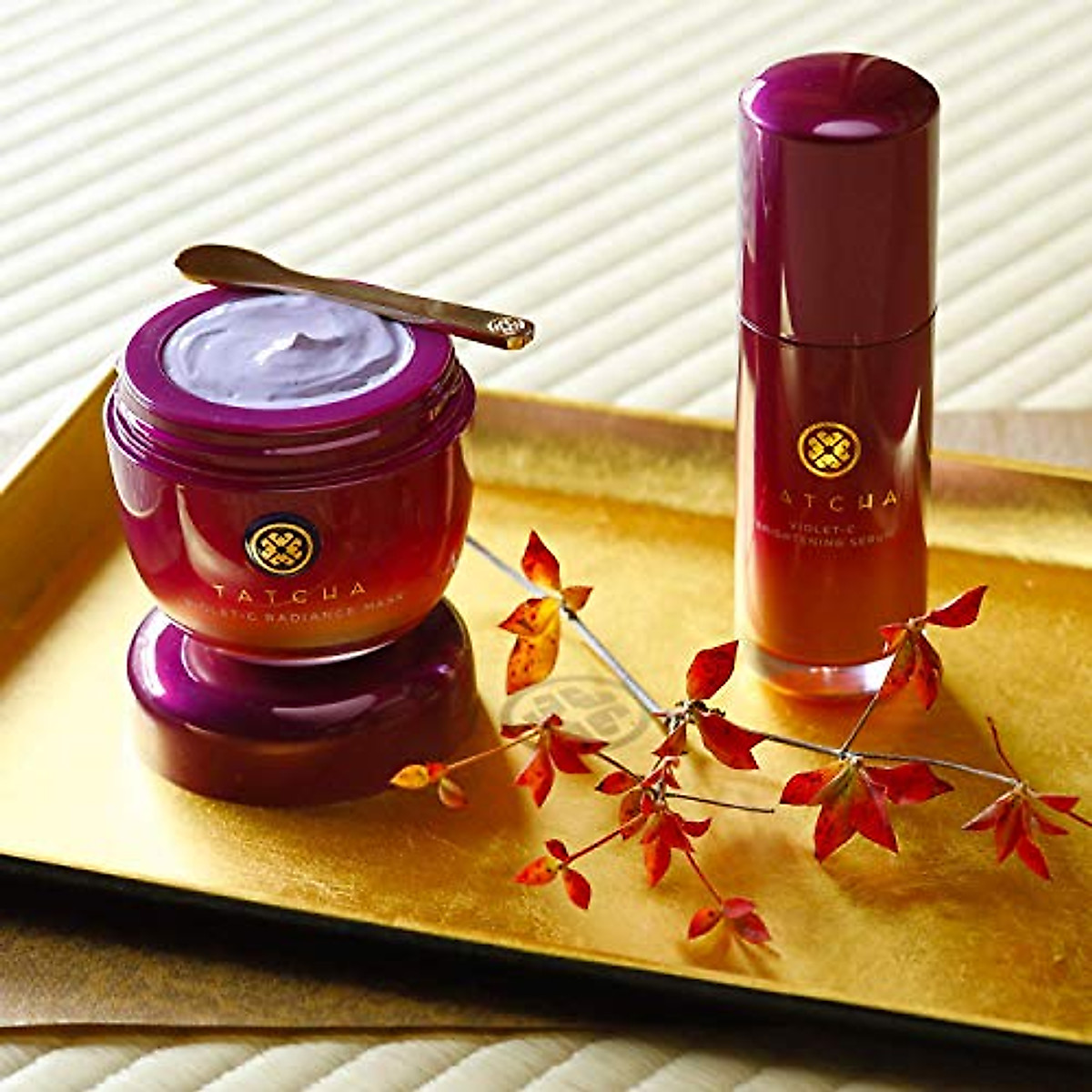 TATCHA The Violet-C Radiance Mask: Creamy Firming Mask with Vitamin C for Soft, Glowing Skin (50 ml / 1.7 oz)