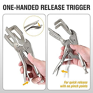 Olympia Tools 9" LOCKING PLIERS & WELDING CLAMP, 11-409