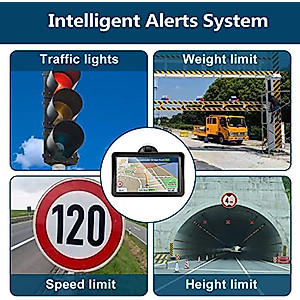 GPS Navigation for Car Truck 9 inch GPS Navigation, Speed Limit & Traffic Light Tips, Turn-by-Turn Navigation, Map 2023, Free Update USA Map