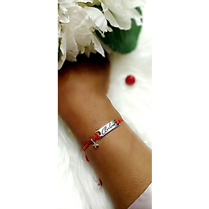 Giani Bernini Macy's Silver-Tone Believe Colored Cord Slider Bracelet OS