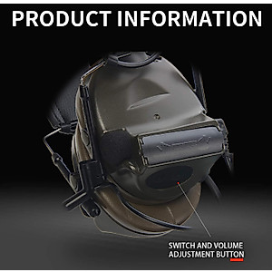 【Z-TAC Official Store】 ZTactical zCOMTA II TacticalHeadset G:1 Non-Mil Z041-FG NoiseCanceling Sound Collection Soundproof with Mic