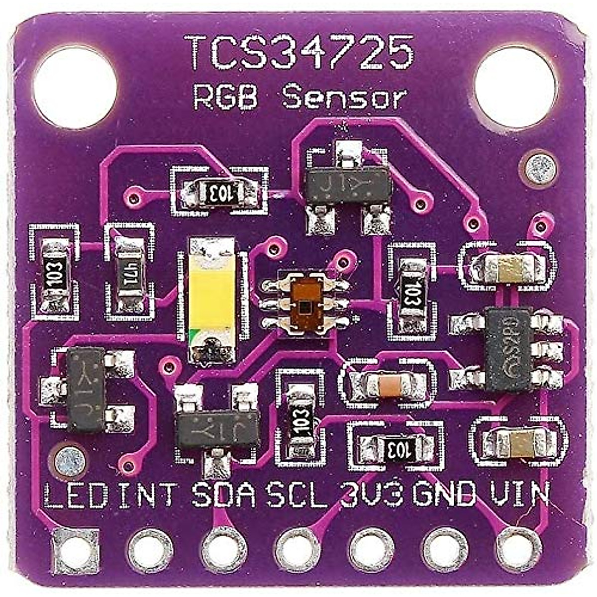 ZYM119 TCS34725 Color Sensor RGB Color Sensor Development Board Module Computer Circuit Board
