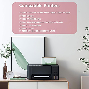 LNKCOS 400ML Sublimation Ink for Epson for EcoTank ET-2400 ET-2720 ET-2800 ET-2803 ET-2760 ET-2820 ET-2840 ET-2850 ET-3760 ET-4700 ET-4760 ET-15000 F170 (Autofill/ICC Free)