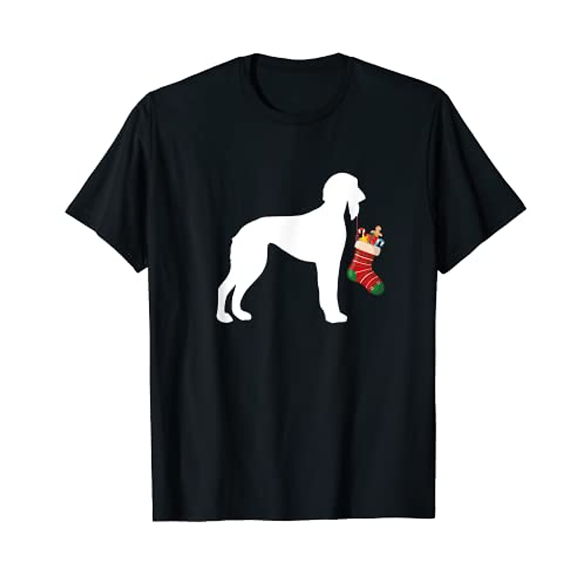 Saluki Christmas Stocking Stuffer Dog T-Shirt