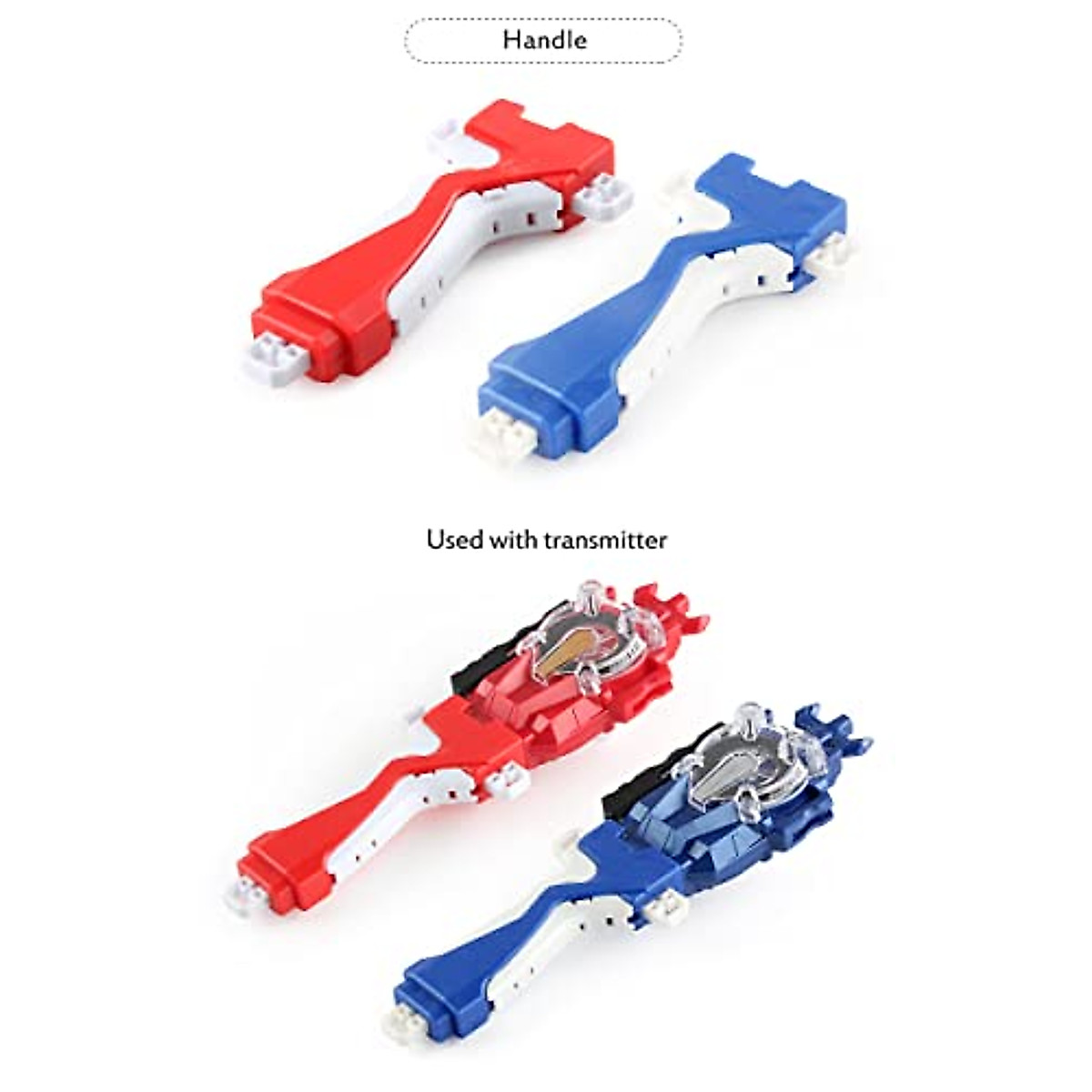 Battling Tops Box Set, Burst Gyro Toys 12 Spinning Tops + 2 Launchers + Stickers Combat Battling Game with Portable Box Gift for Kids Children Boys 499