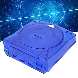 Translucent Plastic, Scratch Resistant Blue Shock Absorption Plastic Housing Shell for SEGA Dreamcast DC