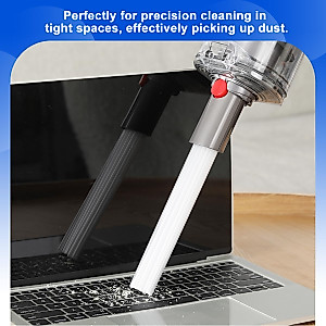 LANMU Attachments Tube Dust Brush Cleaning Compatible with Dyson V7 V8 V10 V11 V12 V15 Outsize Cordless Vacuum Cleaner