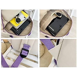 Laptop Backpack for Girls Women Ladies Backpack Bag Bookbag Set with plush toy for Teen Girl (Black)