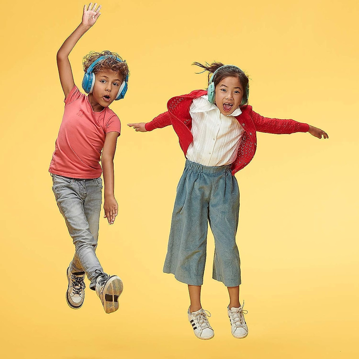 Alpine Muffy Kids - Noise Cancelling Headphones for Kids - CE & ANSI Certified - 25dB - Sensory & Concentration Aid - Blue