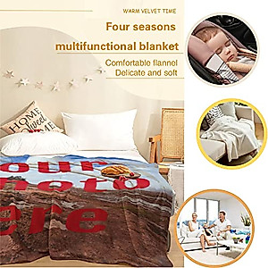 EZAIOT Custom Blanket with Photo Personalized Blanket Custom Throw Blanket Photo 30"x40"