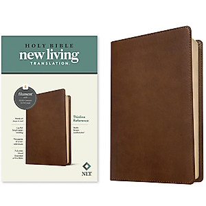 NLT Thinline Reference Bible, Filament Enabled (LeatherLike, Rustic Brown): Includes Free Access to the Filament Bible App Delivering Study Notes, Devotionals, Worship Music, and Video