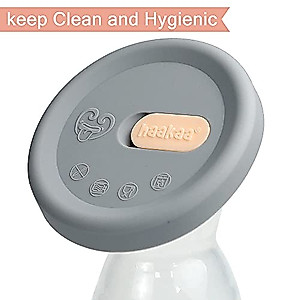 haakaa Lid New Leak-Proof Dust-Proof Silicone Lid Fits All Haakaa Manual Breast Pumps, 1 pc
