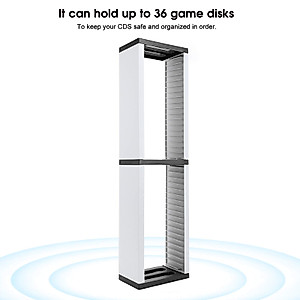 CD Storage Tower High Quality ABS Material Easy To Use Durable Storage Rack Only Disk Storage Shelf for Switch PS4