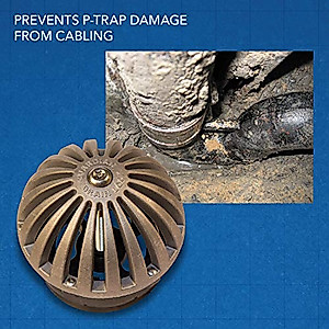 Guardian Drain Lock Dome-D-Lock Commercial Floor Sink Locking Dome Strainer For Restaurants, Hotels, Kitchens, Managers To Prevent Clogs and Pipe Damage 3 Inch