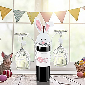 Rabbit Wine Glass Holder Goblet Holder Wine Glass Holder Easter Gift IK2