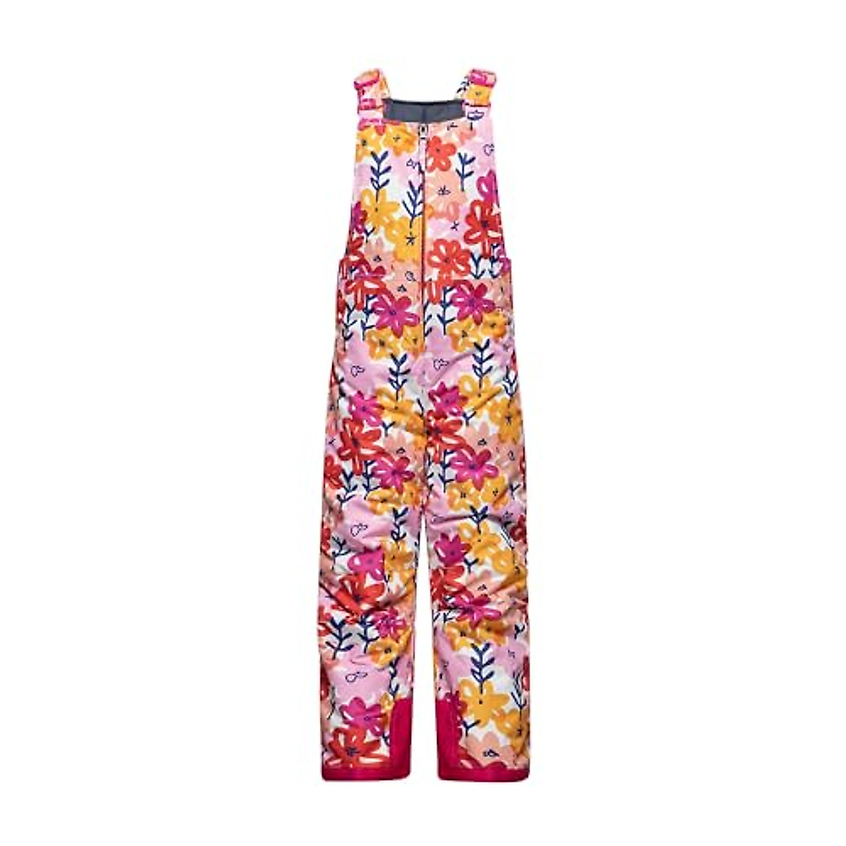Arctix Infant/Toddler Chest High Snow Bib Overalls, Loose Floral, 4T