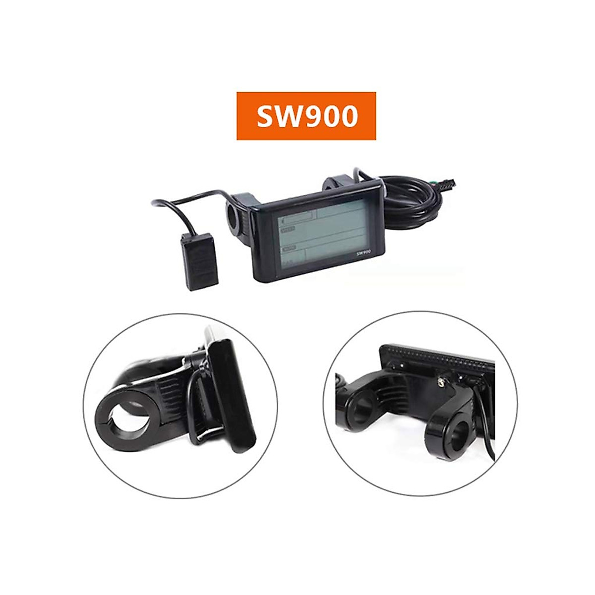 72V 2000W Rear Wheel Motor, 2000W Electric Bicycle Conversion Kit with Mutifunction SW900 Display,72V 45A Controller, with 7 Speed flywheel (29inch)