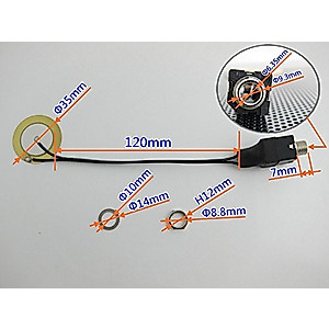 Goedrum Drum Trigger Set for DIY Electronic Kick or Bass Drum/For Metal Shell