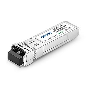 10GBase-SR SFP+ Transceiver,10G Multi-Mode SFP+ LC Module 850nm,up to 300 m,Compatible with Cisco SFP-10G-SR, Unifi UF-MM-10G, Meraki MA-SFP-10GB-SR,Fortinet,Mikrotik,Netgear,Supermicro(Pack of 1)