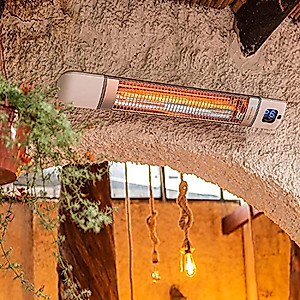 Luxeva Infrared Wall Patio Heater Waterproof Indoor Outdoor Radiant Heater 2500W Smart App Control