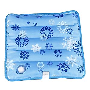Ice Cushion Cool Ice Pillows Cushion,Water Filling Ice Cushion Chair Pad, Water Filling Ice Cushion Chair Pad,Pet Cushion,Summer Ice Pad,Beaches Cushion,Car Cushion,Office Cushion (14.17 x 14.17")