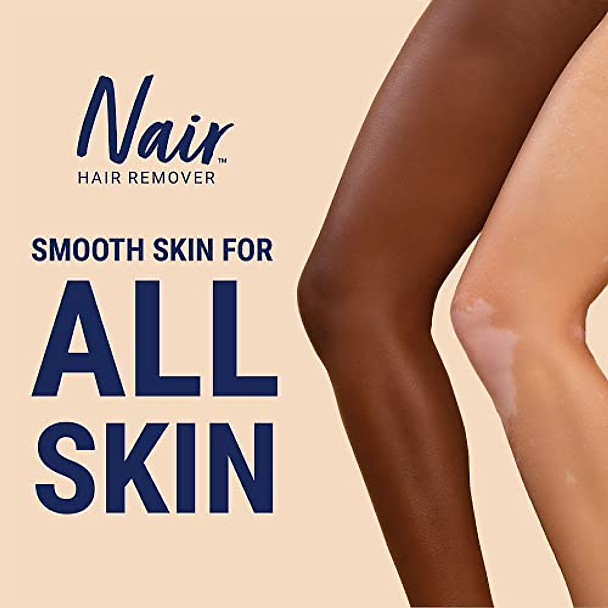 Nair Hair Remover Moisturizing Face Cream, with Sweet Almond Oil, 2OZ