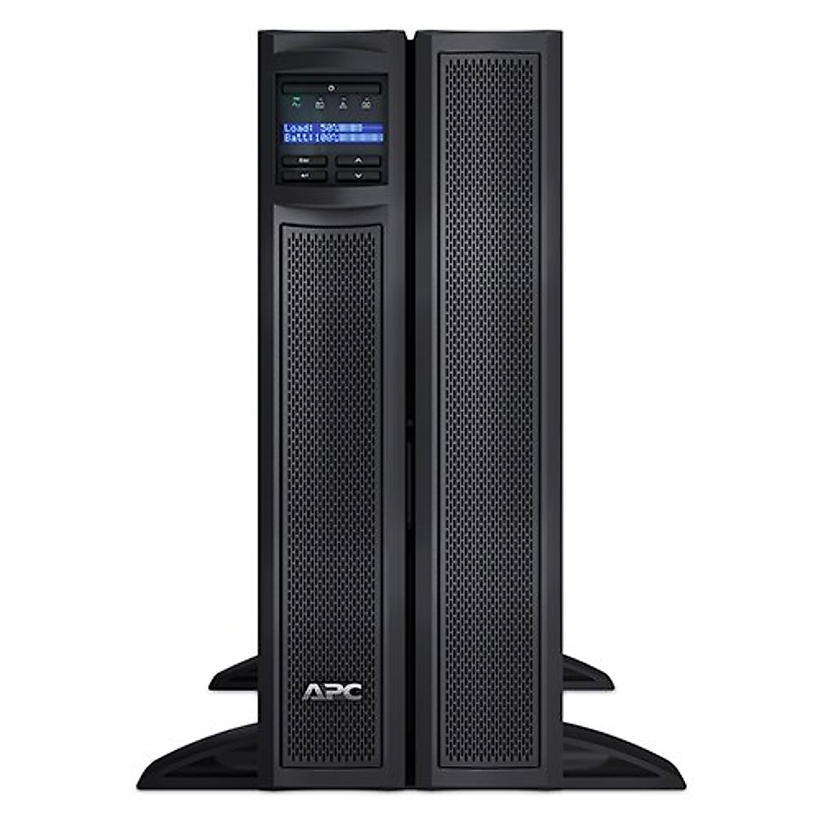 APC Network UPS, 3000VA Smart-UPS Sine Wave, Short Depth UPS with Extended Run Option, SMX3000HVT, Tower/4U Rack Convertible, Line-Interactive, 208V