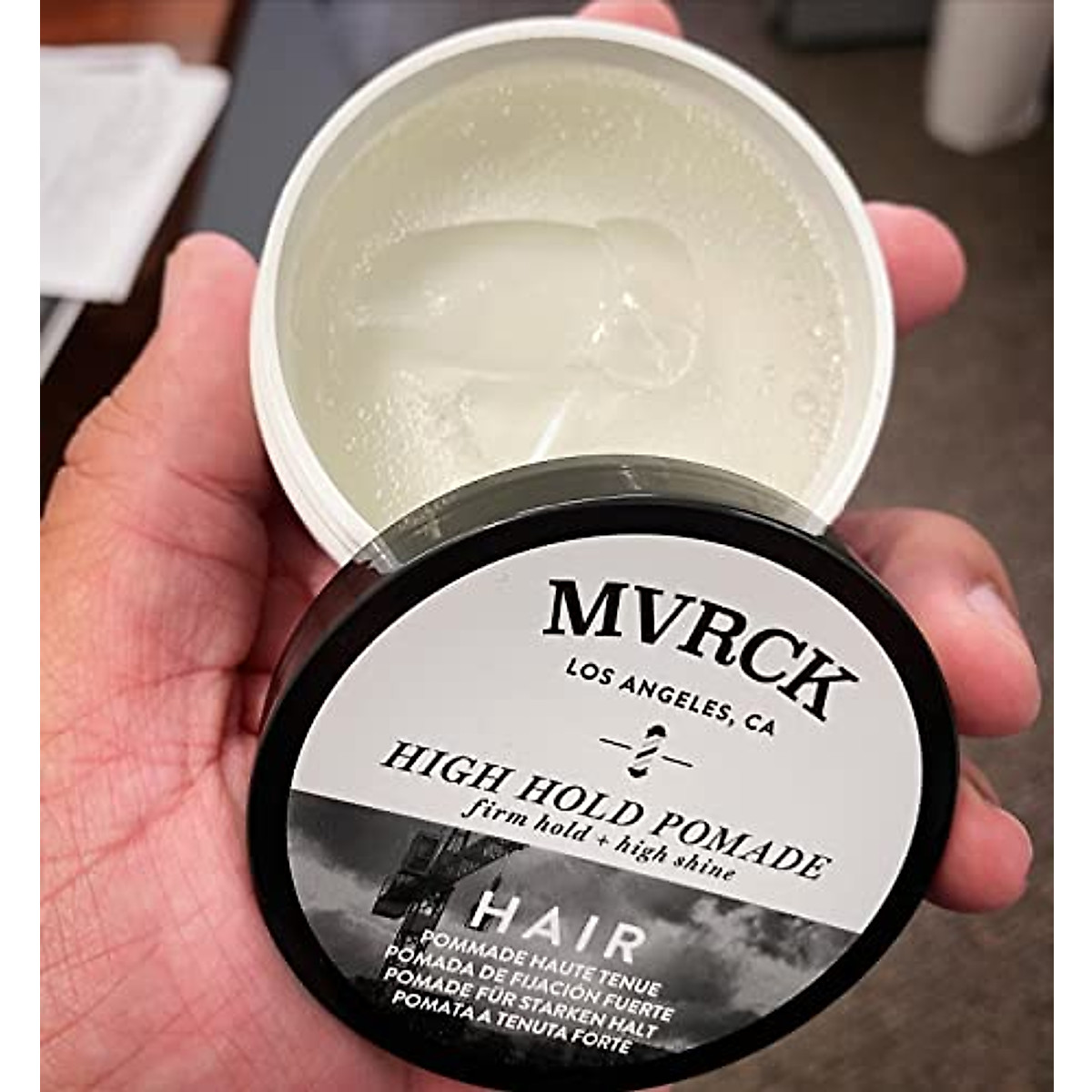 Paul Mitchell MVRCK by MITCH High Hold Pomade, Firm Hold + High Shine, For All Hair Types, 3 oz.