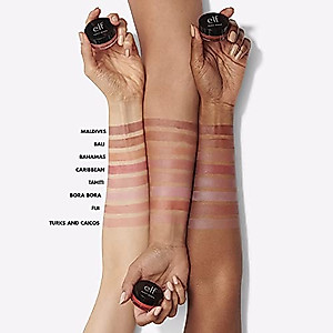 e.l.f. Putty Blush, Creamy & Ultra Pigmented Formula, Lightweight, Buildable Formula, Infused with Argan Oil & Vitamin E, Vegan & Cruelty-Free, Turks and Caicos