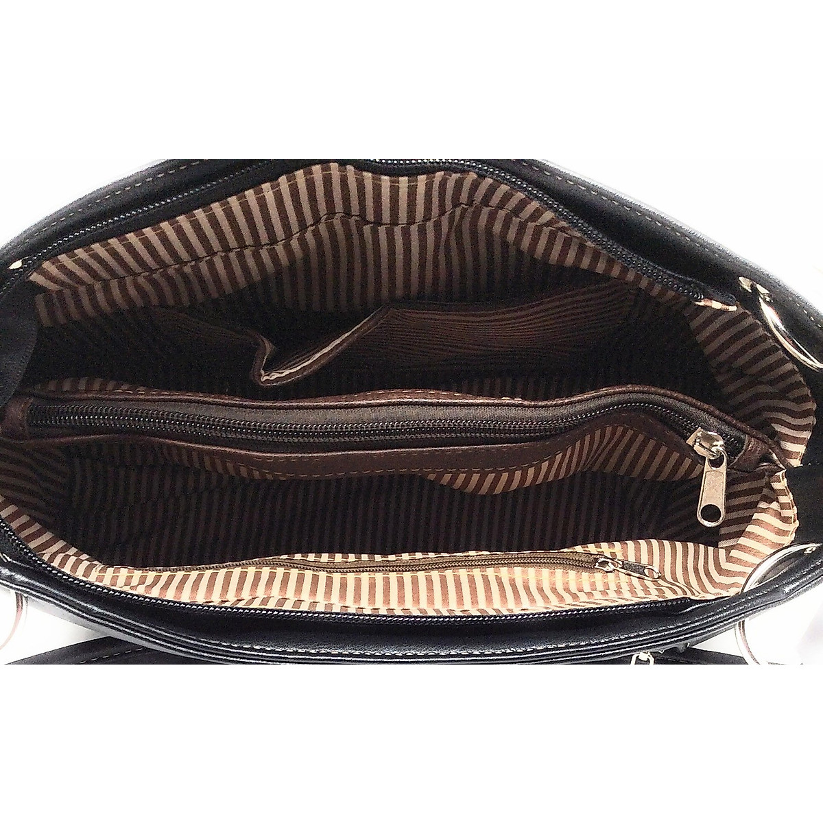 western rhinestone cross leopard concealed carry handbag with matching wallets in 3 colors (Blue)