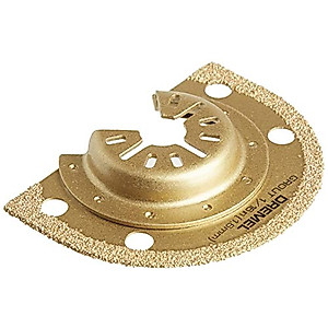 Dremel MM501 1/16-Inch Oscillating Multitool Blade for Grout Removal, Fast Cutting Carbide Accessory - Universal Quick- Fit Interface Fits Bosch, Makita, Milwaukee, and Rockwell